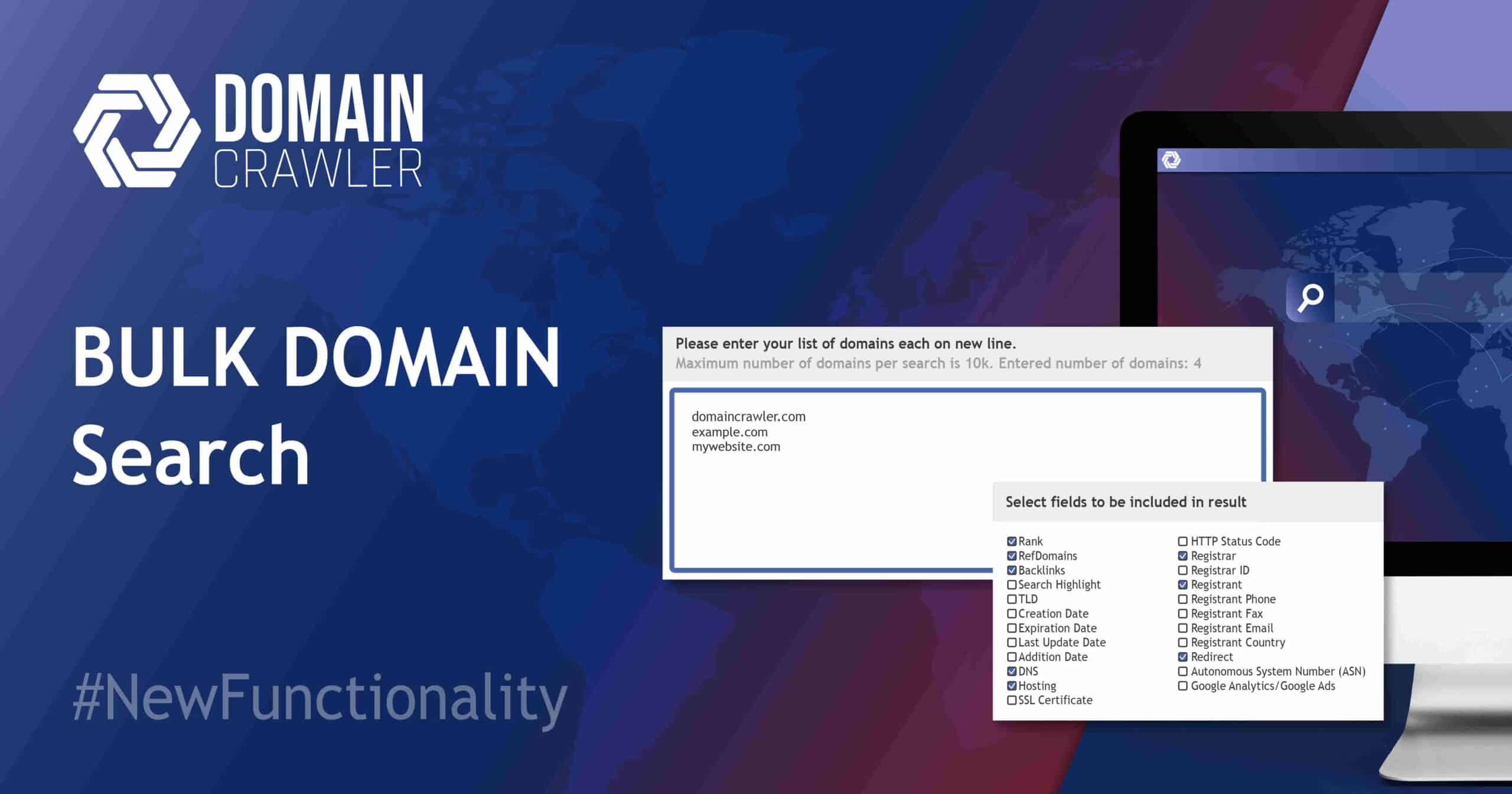 Bulk Domain Search | Domain Crawler
